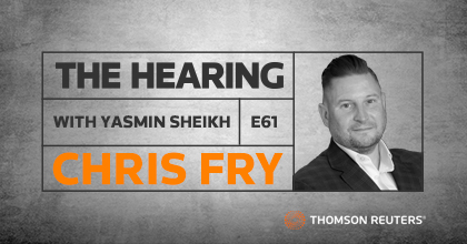The Hearing: Episode 61—Chris Fry (Fry Law) | Legal Insights Europe