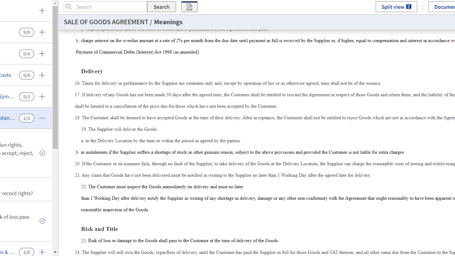 Contract Analysis | Legal Solutions UK | Thomson Reuters