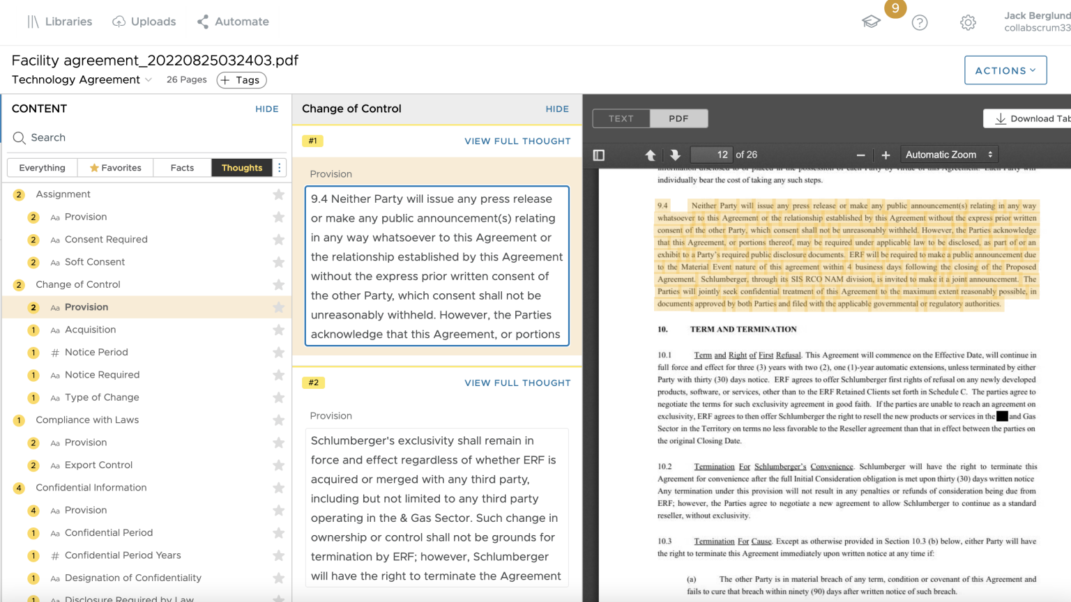 Contract Management - HighQ | Legal Solutions UK | Thomson Reuters